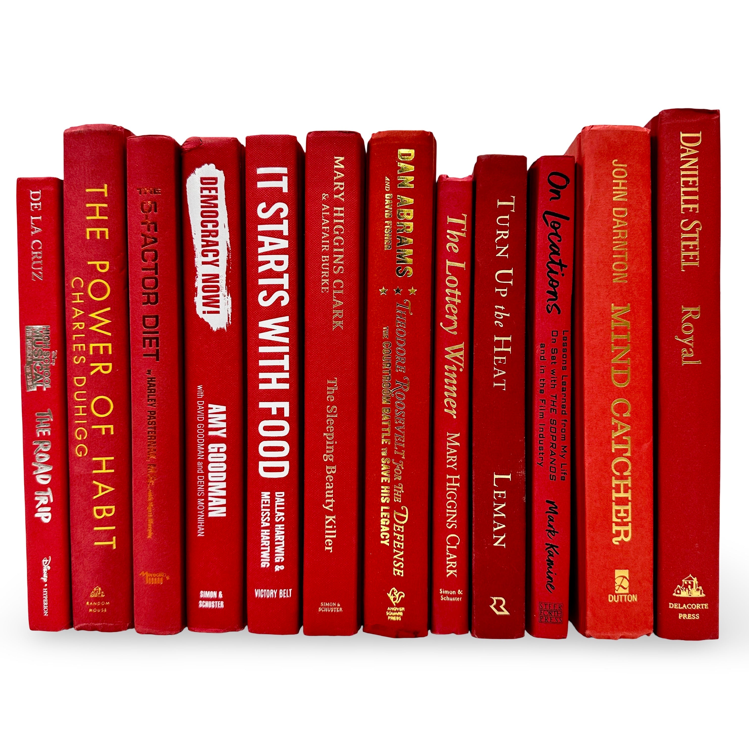 Red Books by Foot – BooksbyColor